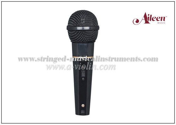 Professional Sensitivity Plastic MIC Metal Wired Microphone / Handheld Microphone