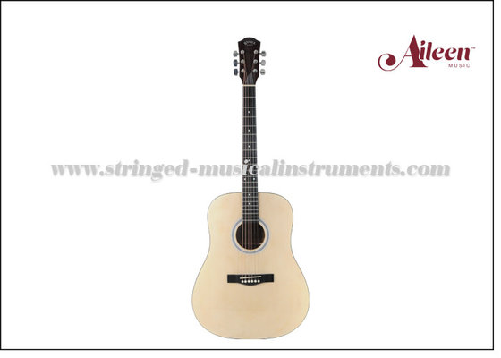 41&quot; Chrome plated Dreadnought Fine Fretted String Instruments OEM Acoustic Guitar ( AF29 )