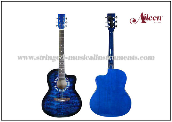 39&quot; Linden Plywood Rosewood fingerboard Colour Acoustic Guitar ( AF228 )