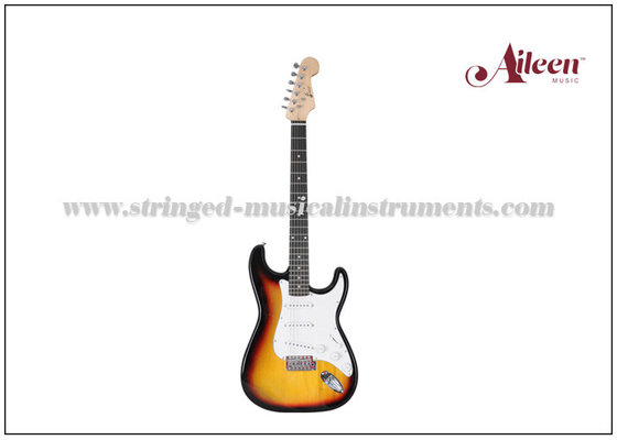 Custom Music Electric Guitar Solid ST Style Maple Neck Rosewood Fingerboard
