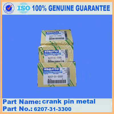 komatsu parts 6207-31-3300 S6D95L-1 crank pin metal