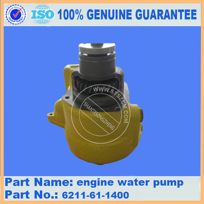 Komatsu engine parts 6D140 engine water pump 6211-61-4-1400