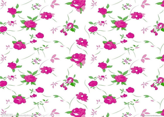 Fashion flower printed paper / sublimation paper roll for textile and garments