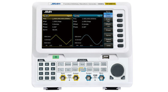 TFG6800 Series 35MHz/65MHz/100MHz Arbitrary Waveform Generator,2-CH