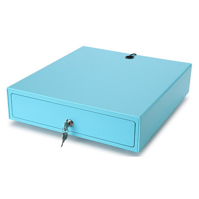 Blue color 330 stylish pos bill coins tray heavy duty cash drawer register for restaurant and jewel shopes supermarket