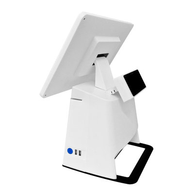 Catering desktop all in one restaurant cashier bluetooth printing android touch screen POS terminal with thermal receipt