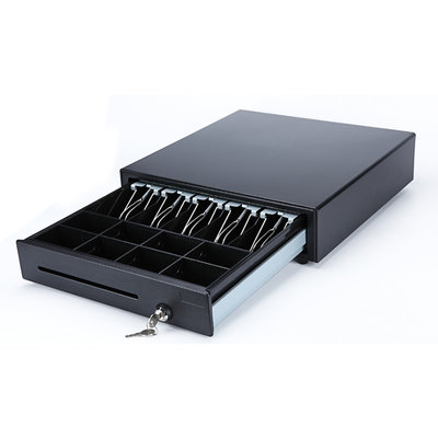 5 bills and 8 coins with RJ12 interface 410W*415L*100H(mm) heavy duty cash drawer register for POS cashier storage boxes