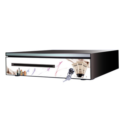Black 405W*420L*100H(mm) automatic billing machine cash drawer heavy duty box for cash storage for safety POS system