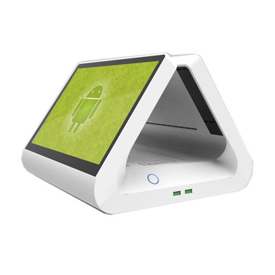 Handy wireless retail bus ticket all in one OEM smart bill acceptor wifi android touch dual screen POS system machine