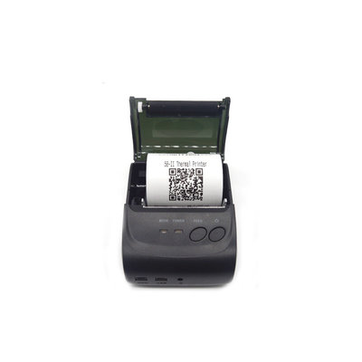 Black Outdoor Recaipt Printer Handheld 2 inch Mini Mobile Android Ticket 58mm Portable Bluetooth Thermal Printer