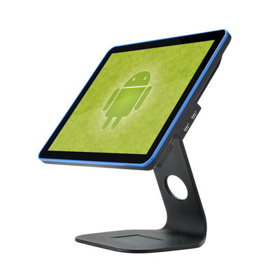 Single 15 inch LCD Monitor Point of Sale Cash Register for small business retail vending Android POS terminal