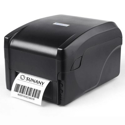 1524T Bar Code Desktop Label Printer Black/white Supermarket Desktop Thermal Transfer Label Printer Barcode Printer