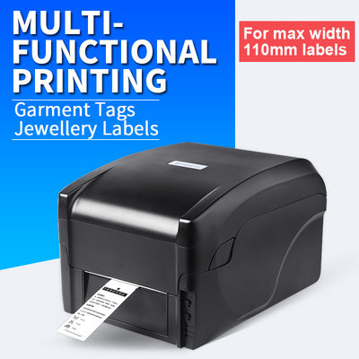 Max Width 110mm Labels Garment Tags Jewellery Labels Barcode Printer Warehouse Thermal Label Printer