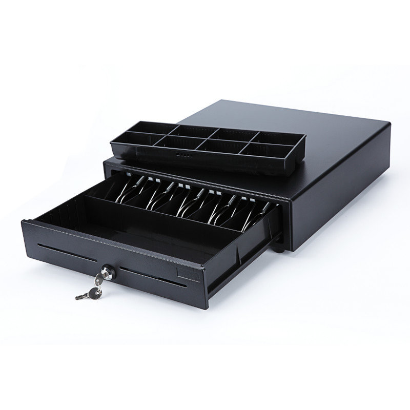 Black color High performance 415 shopkeep retail supermarket restaurant bill safe Cash Register Drawer for POS system
