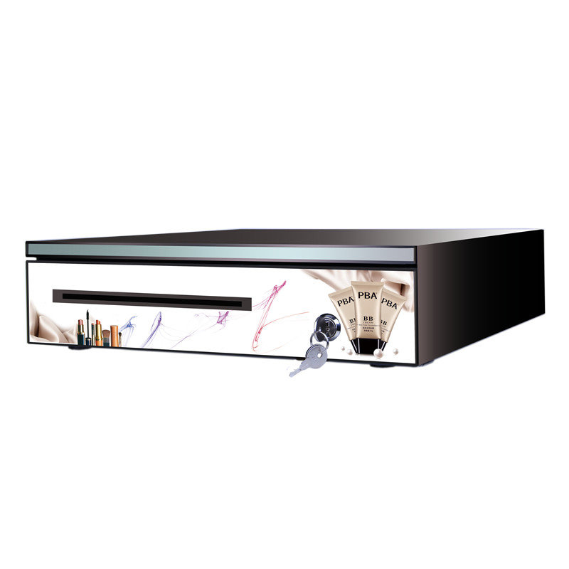 Black 405W*420L*100H(mm) automatic billing machine cash drawer heavy duty box for cash storage for safety POS system