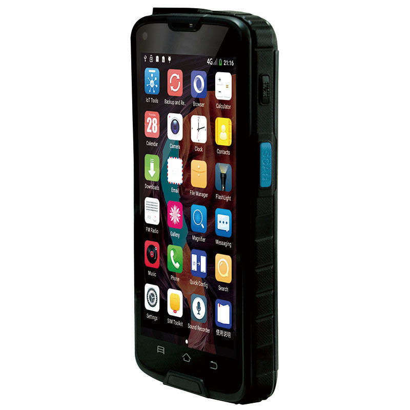 Handheld Industrial PDA Phone NFC Android warehouse inventory tracking management machine with 1D 2D QR bar code scanner