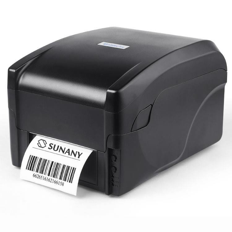 1524T Bar Code Desktop Label Printer Black/white Supermarket Desktop Thermal Transfer Label Printer Barcode Printer