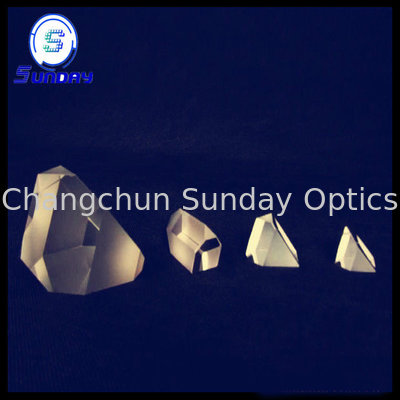 0.5mm-600mm Roof Prism Optical Prism Bk7k9 Sapphire Fused Silica ZnSe CaF2 Si Ge  Coated AR, HR, Al, Silver, Gold
