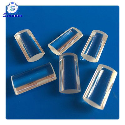 Optical Glass Cylindrical lens BK7 K9 CaF2 ZnSe UV Fused Silica JGS1  Corning 7980 AR Coating stock size,12.7mm,10mm