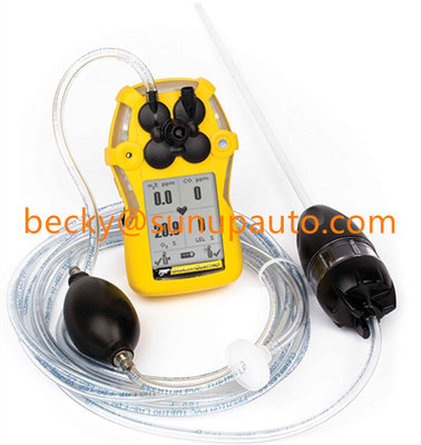 Honeywell GasAlertQuattro 1-Gas Detectors QT-00H0-R-B-NA H2S Rechargeable Battery Black Housing