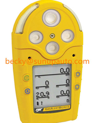 Honeywell GasAlertMicro 5 Series Multi-Gas Detectors M5-XWAY-R-D-D-Y-N-00 LEL O2 H2S CO NH3 Lithium Polymer Battery