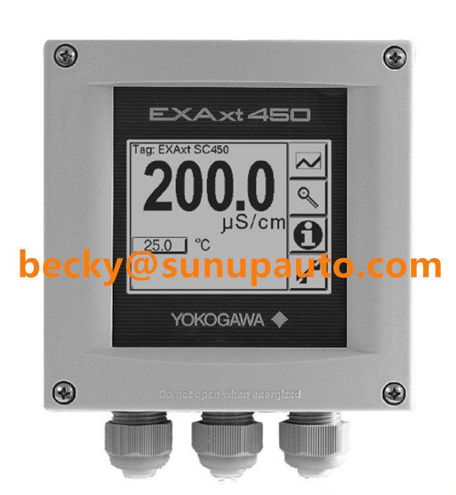 Yokogawa Liquid Analyzers EXAxt450 Series Model SC450G ISC450G 4 Wire Conductivity Resistivity Analyzers