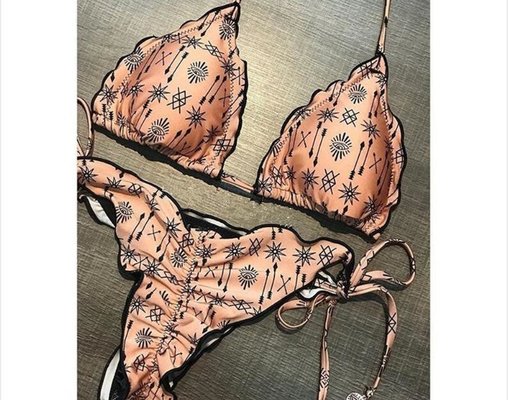 Swimwear button 2018 Sexy Bikinis women swimsuit brazilian woman Bandeau Push up Vintage Bikini Set Biquini beachwear supplier