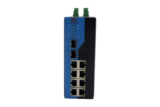 Industrial Unmanaged POE Ethernet Switch , Wall Mount / Din Rail Poe Switch