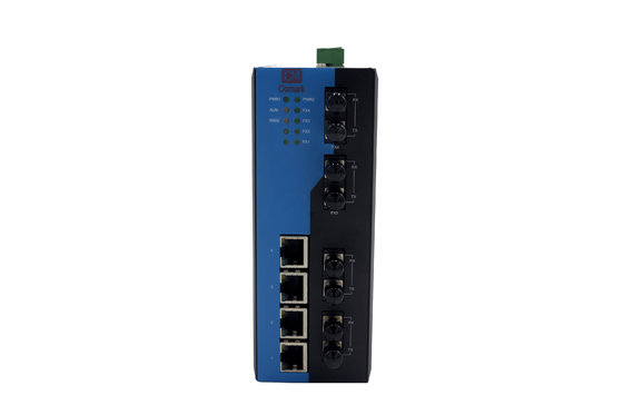 High Performance Managed 8 Port 10/100M Ethernet Switch DIN rail mounting