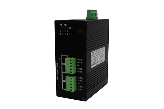 4 Channel RS-485 Modbus Ethernet Gateway 1.2Gbps Switching Bandwidth