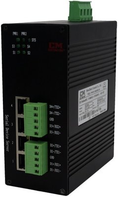 1.2Gbps Bandwidth Industrial Serial Server / RS-485 To TCP / IP Serial Server