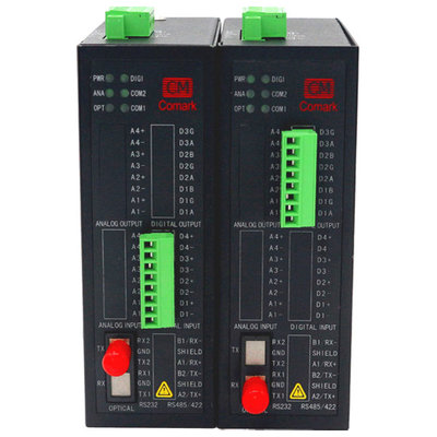 Wall Mount Industrial Ethernet To Fiber Media Converter / Photoelectric Converter