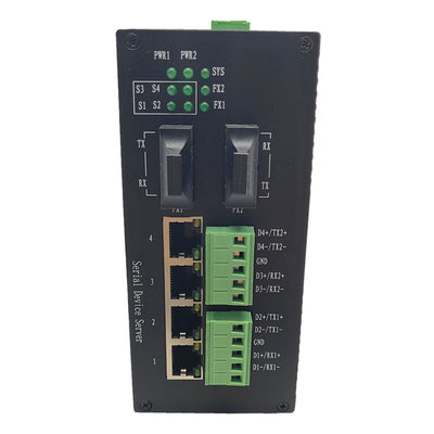 Four Port RS 485 Modbus RTU Gateway , Durable Industrial Ethernet Gateway