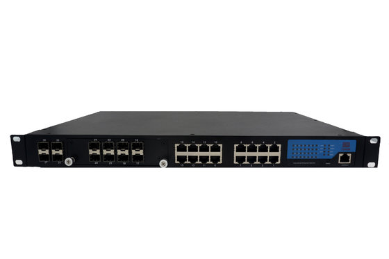100M Modularized 28 Port Gigabit Managed Switch For Industrial Environment