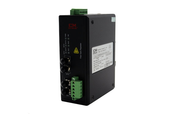 DH&DH+ Serial Data To Fiber Optic Converter Wall Mounting / DIN Rail Mounting