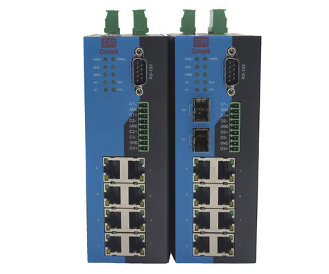 Modbus Managed Serial Ethernet Switch RS232/RJ422/RJ485 Port Industrial Application