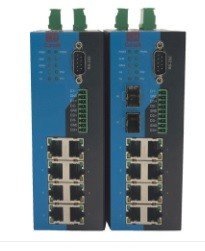 IP40 Serial Ethernet Switch Wide Voltage 12~48V DC Power Input Support Redundant