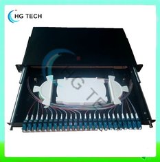 China SF-FPP001 24Port LC Slidable Fiber Optic Patch Panel supplier