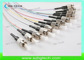 China OM2 50um ST Fiber Optical Pigtail ,  12 cores Fiber Pigtail ST supplier