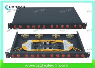 China Rack Mount ODF FC Type Fiber Optic Patch Panel,Square Type FC Fiber Adapter supplier
