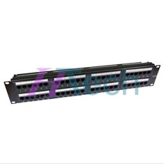 China 48Port Cat5E Patch Panel, Krone IDC For RJ45 Patch Panel supplier