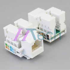 China Cat5E AMP Keystone Jack,110IDC, 90Degree For Cat6 Patch Panel supplier
