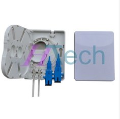 China 2Port Fiber Optic Customer Box For FTTH Solution,Indoor FTTH Terminal Box supplier