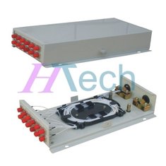 China High Quality Wall Mount Fiber Optic Terminal Box FC 12 Port White Color supplier