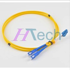China LC-SC SM 9/125 Duplex 2.0MM 2M Fiber Optic Patch Cable supplier