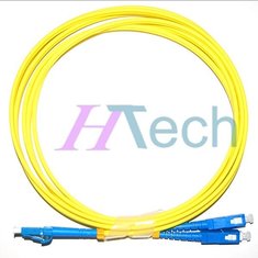 China LC-SC SM 9/125 Duplex 2.0MM 3M  Fiber Optic Patch Lead supplier