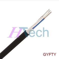 China 4-144 Cores Dielectric Loose Tube Unarmoured in/out Fiber Optic Cable GYFTY supplier
