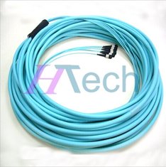 China 72Core MPO Fiber Patch Cord，10G OM3 Fiber Optical Cable supplier