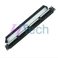 China UTP RJ45 Cat6 24 Port  Patch Panel,110IDC/Krone IDC/Dual IDC supplier
