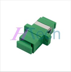 China Green Color SC/APC Simplex Fiber Optic Adapter supplier